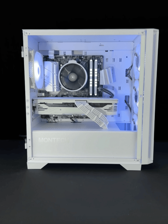 Unveiling the All-White Custom PC Build | Jawa.gg