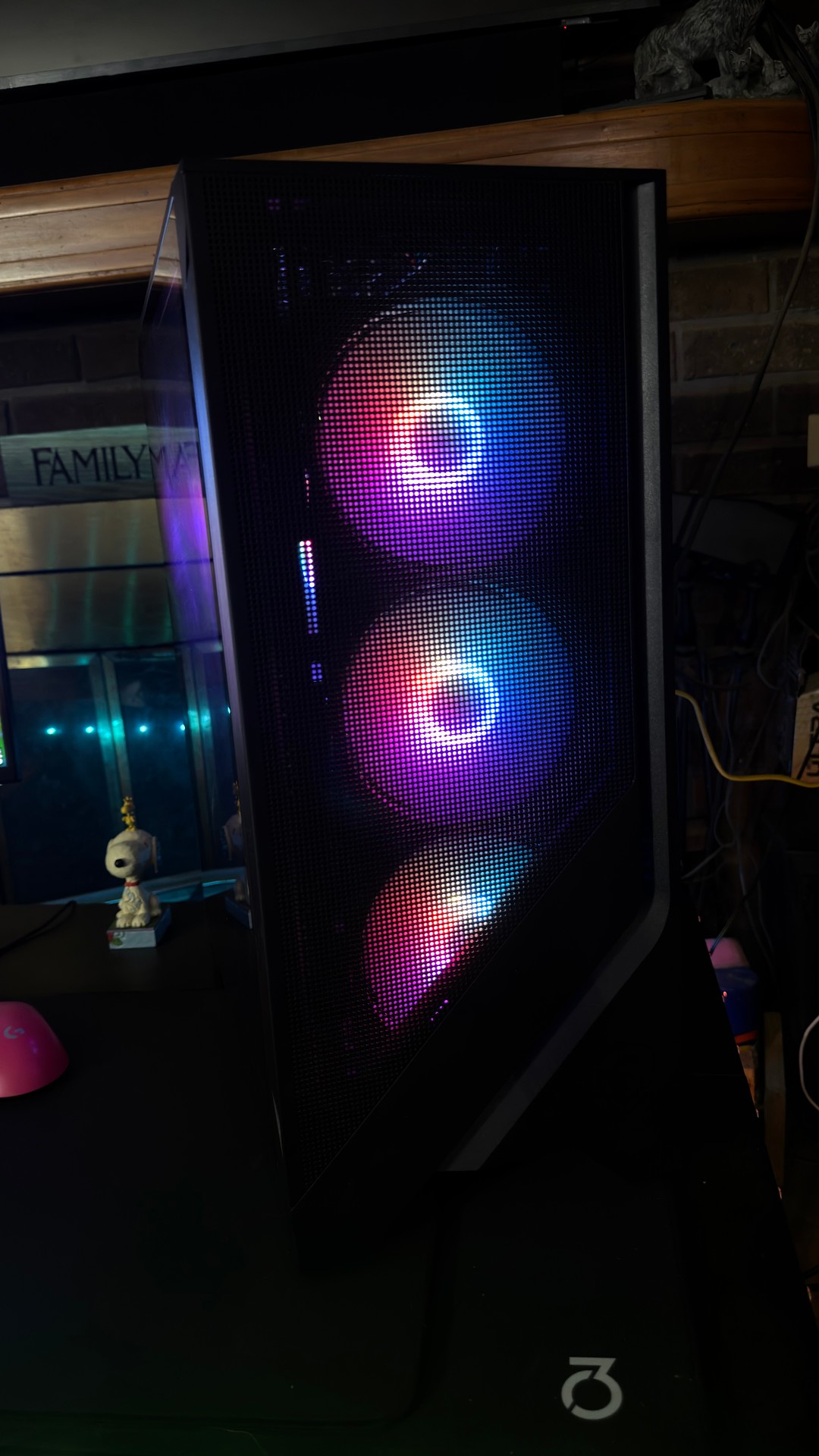 Gaming PC, All Black, RGB Fans, Glass Panel | Jawa