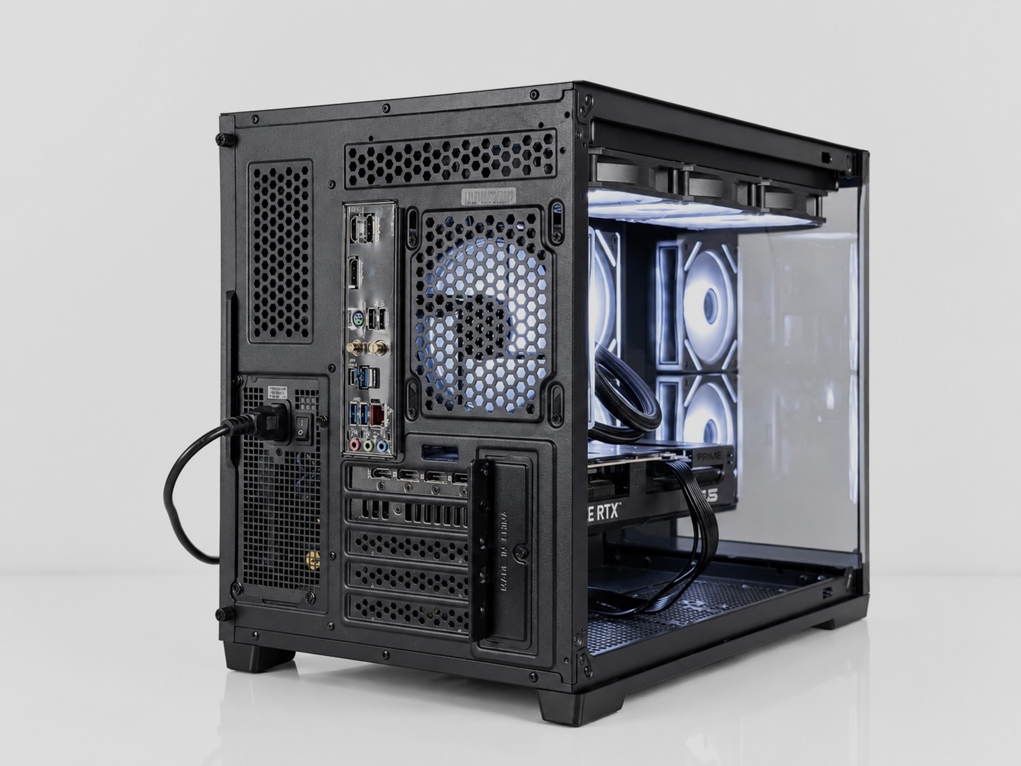 👻 GHOST Gaming PC | RTX 4070 Ti SUPER 16GB | Ryzen 9 7900X | CUSTOM LCD ...