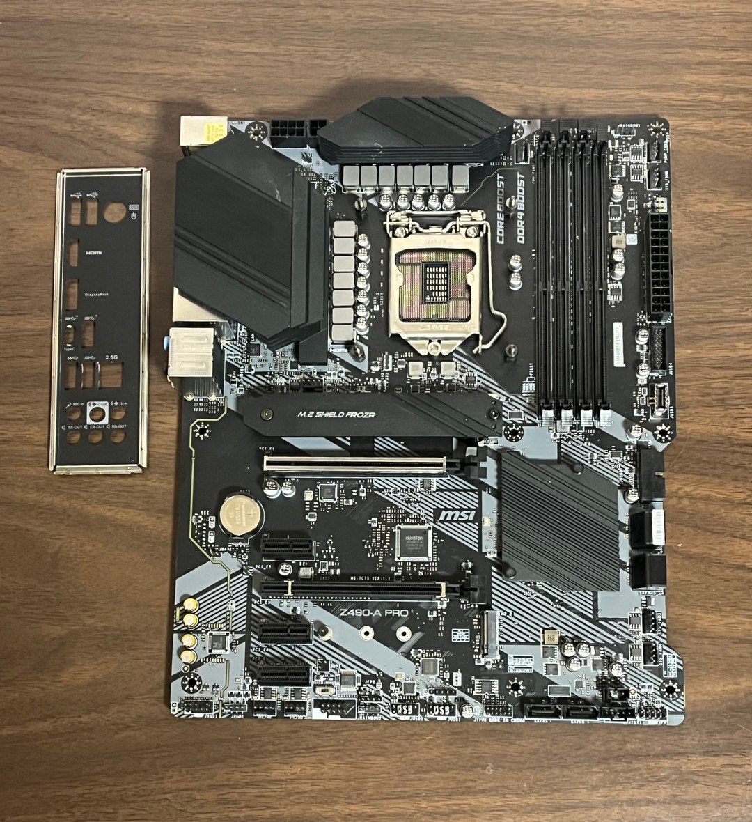 MSI Z490-A Pro Motherboard | Latest BIOS | I/O Shield Included | Jawa