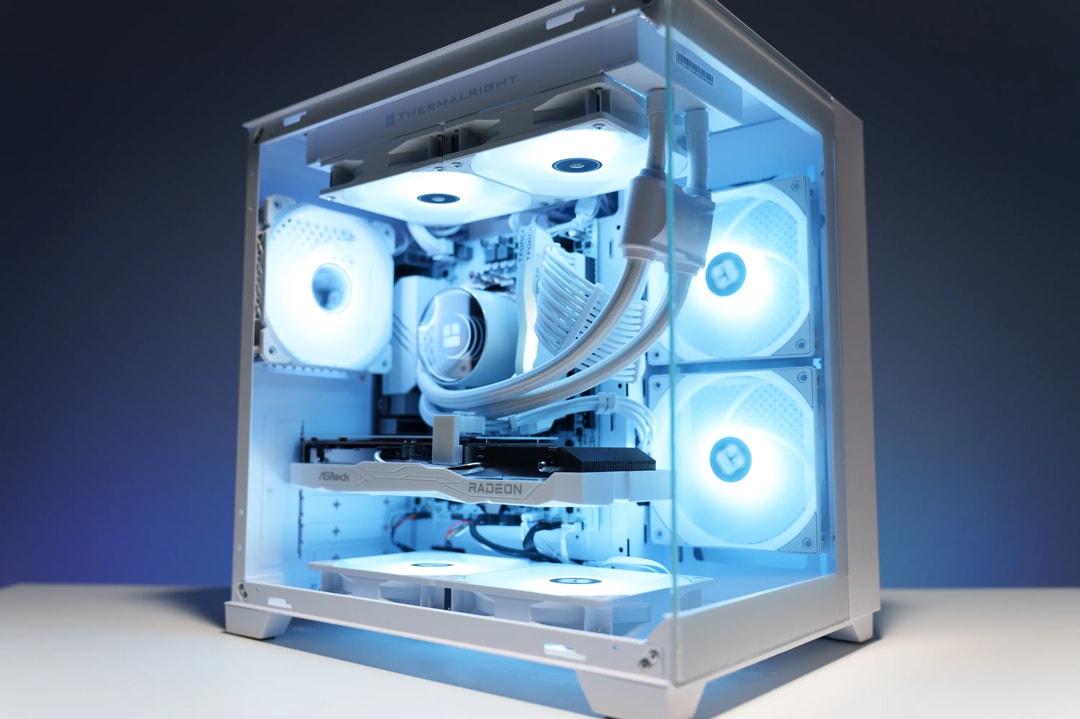 All White Gaming PC | Ryzen 5 5600x | RX 6600 | 16GB DDR4 3600MHz | 1TB ...