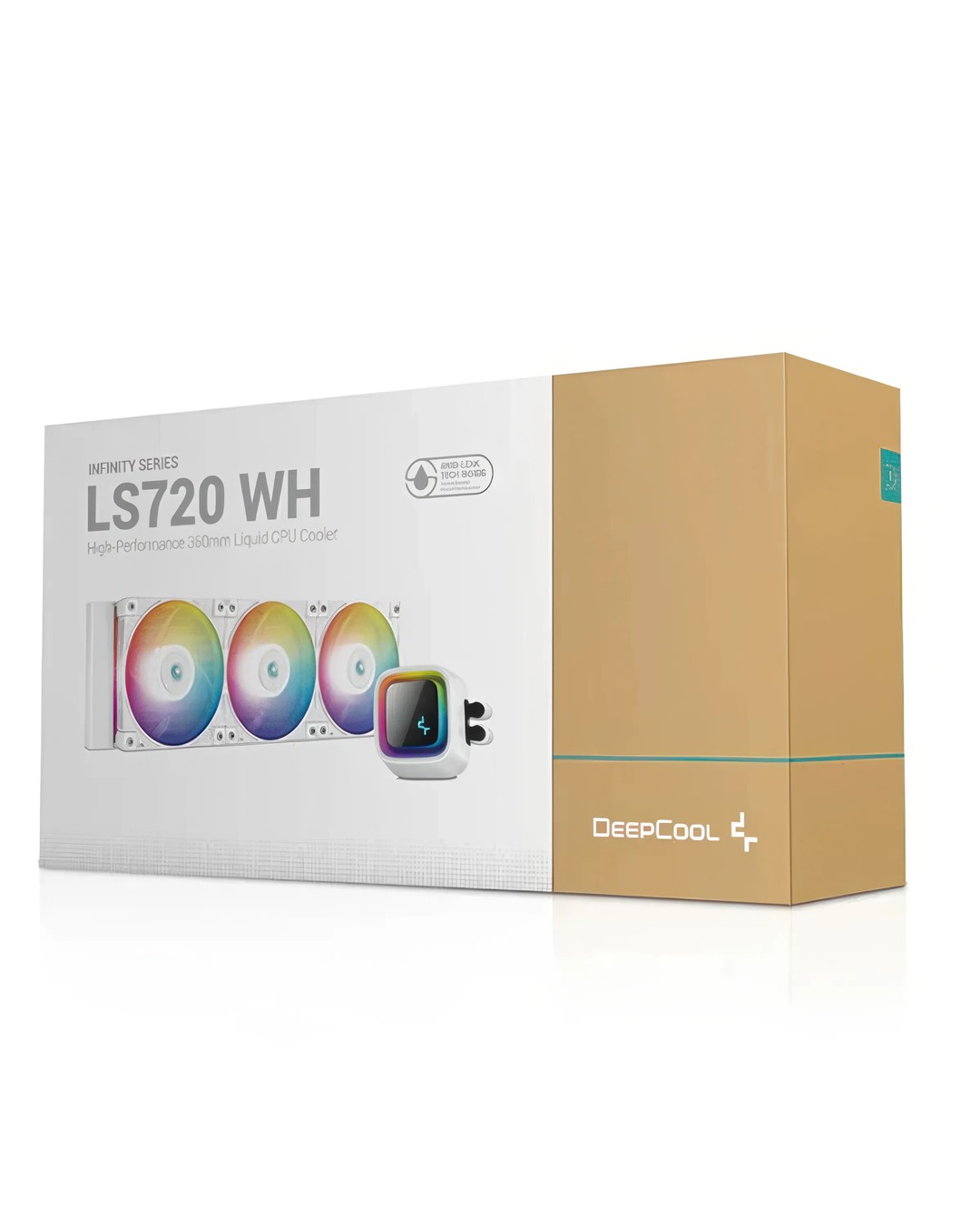 BRAND NEW DeepCool LS720 Fan LS720 Premium Liquid CPU Cooler White | Jawa