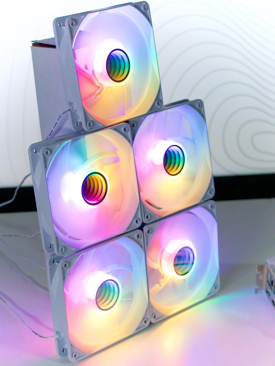 5x Infinity Fans Fixed RGB White RaidMax | Jawa