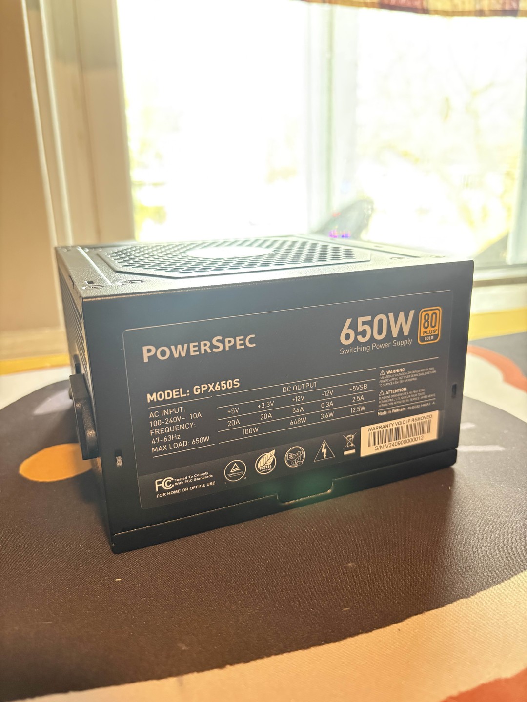 Powerspec 650W GOLD - FULLY Modular | Jawa