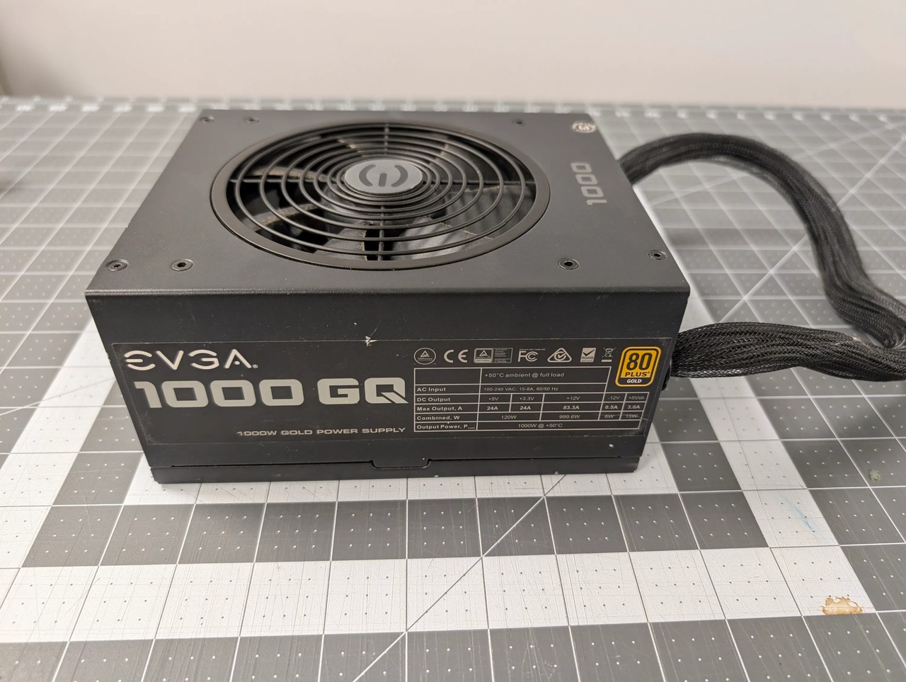 EVGA 1000w GQ 80+ Gold PSU Power Supply | Jawa