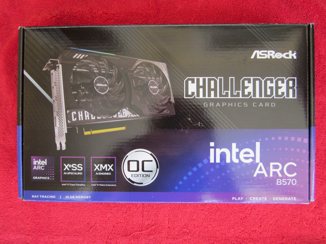 New! ASRock Intel ARC B570 10GB GDDR6 Graphics Card | Jawa