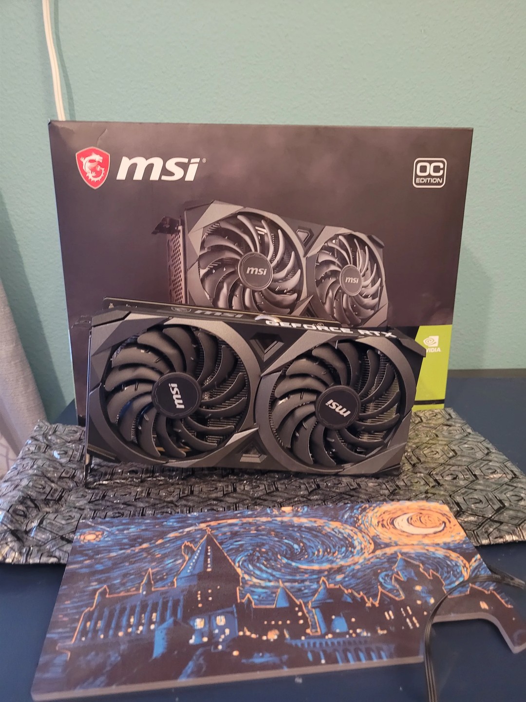 MSI Ventus 2x RTX 3060ti 8GB Non-LHR, Original Box, + V1 Tech ARGB ...