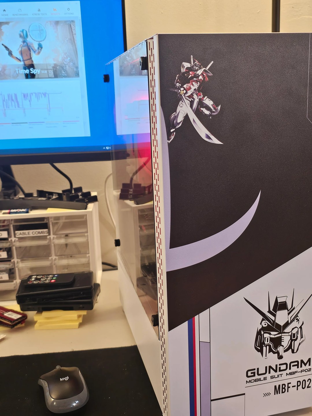 Gundam theme PC with RGB | Jawa