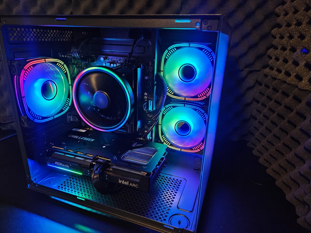 Dark side gaming rig Ryzen 5 / 32GB DDR4/ 1TB SSD / Intel Arc B570 | Jawa