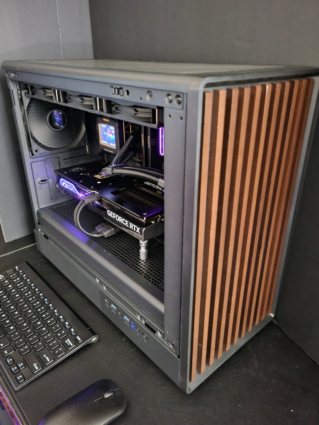 🚀 AM5 Micro ATX Build w/ RTX 4070S, Win11 Pro, 360 AIO, RGB 24-pin ...