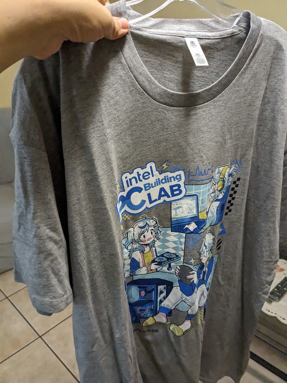 New Open Box Intel Raptor Lake PC Building Lab T-Shirt, 2XL, Heather ...