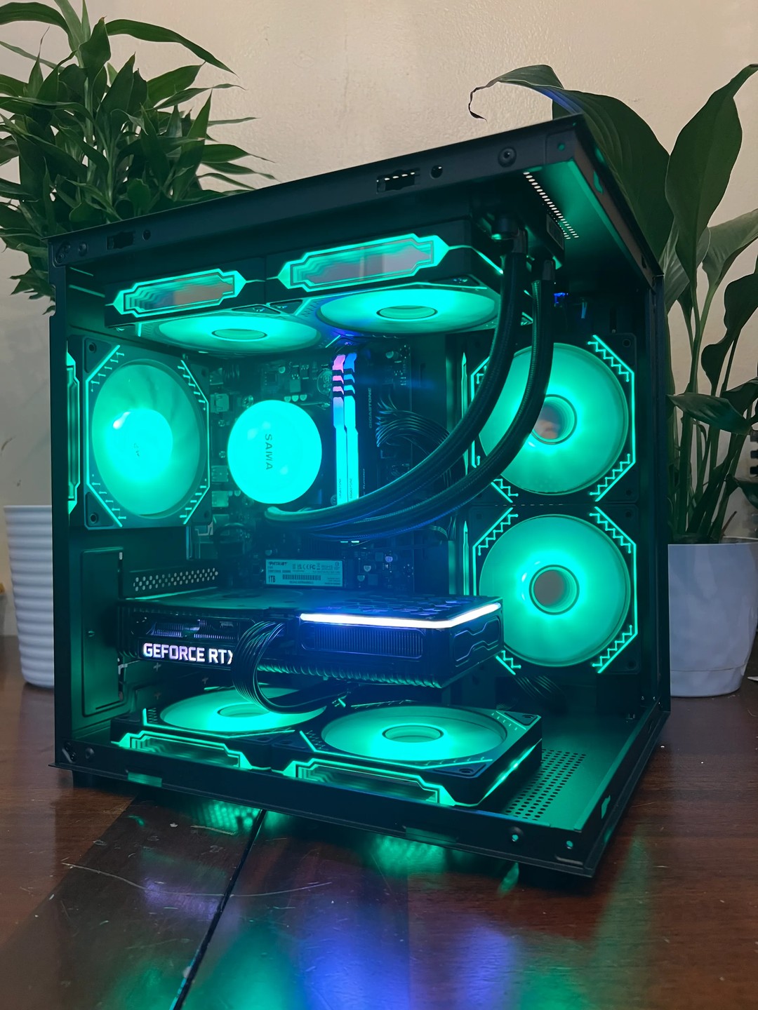 Water Cooled Gaming PC Intel I7, Nvidia RTX 3060 ti 8gb, 2TB Storage ...