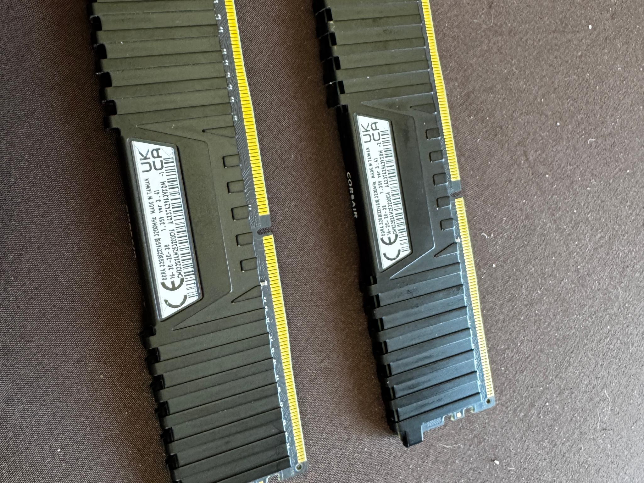 Corsair Vengeance LPX DDR4 RAM kit - 32gb (2x16) 3200mHz - USED/GREAT ...