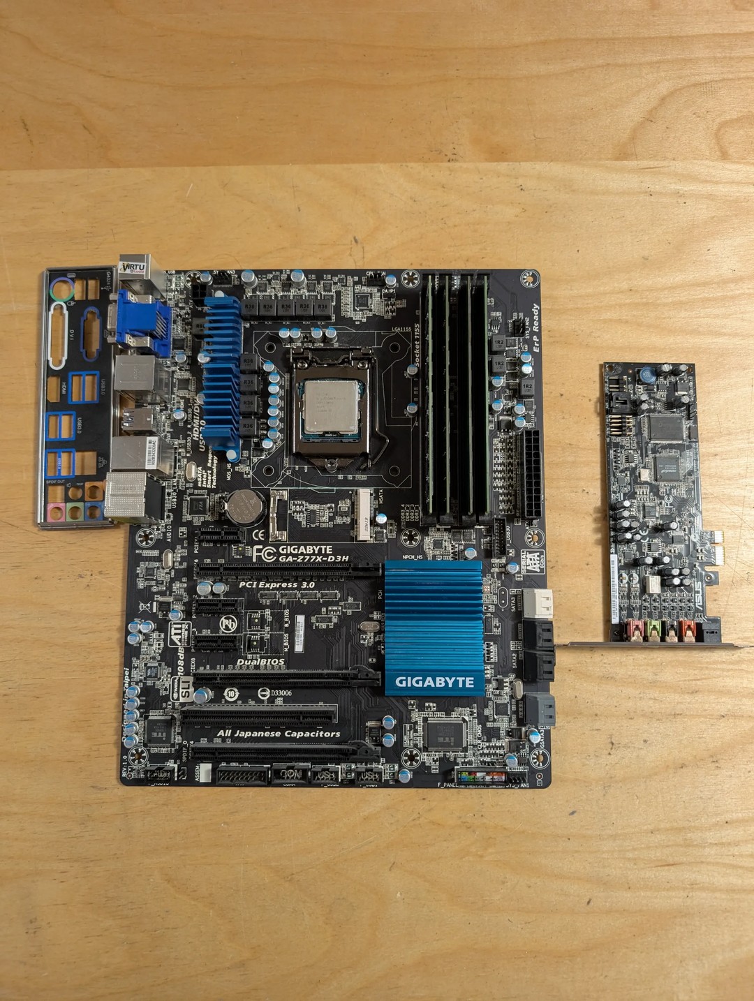 Intel Core i7 3770K + Z77 motherboard + 16GB DDR3 | Jawa