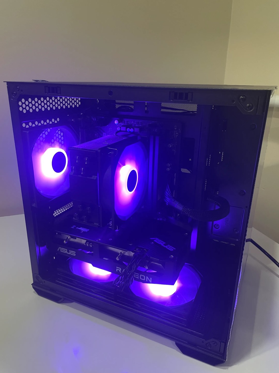 All-Black RGB Gaming PC – Ryzen 5 3600 / RX 6600 | Jawa