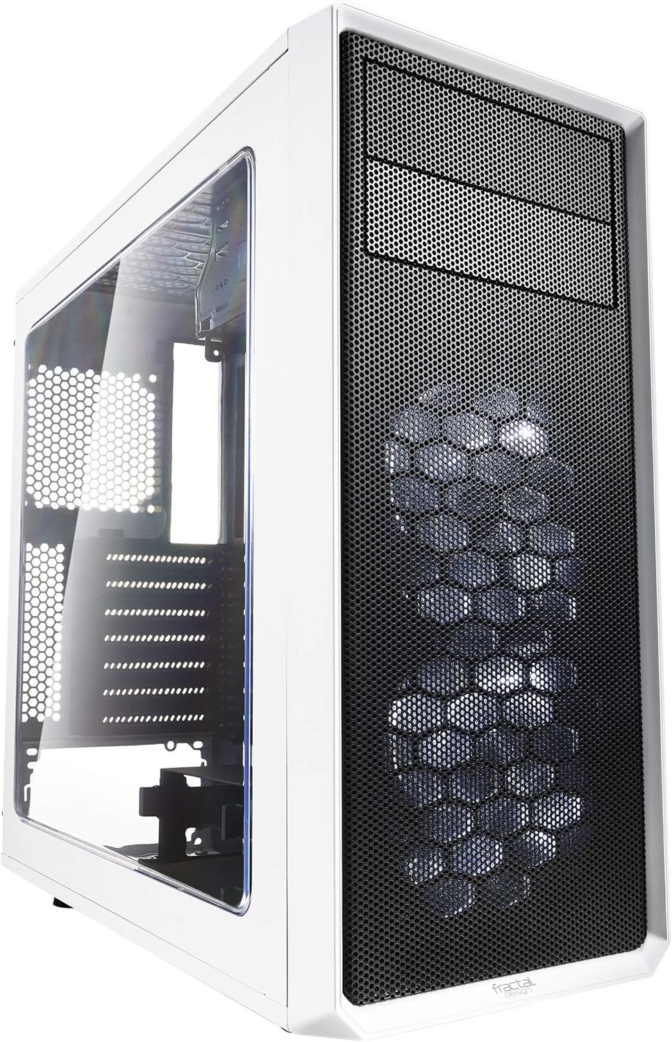 Fractal Design Focus G White ATX Mid Tower Computer Case + Powerspec ...