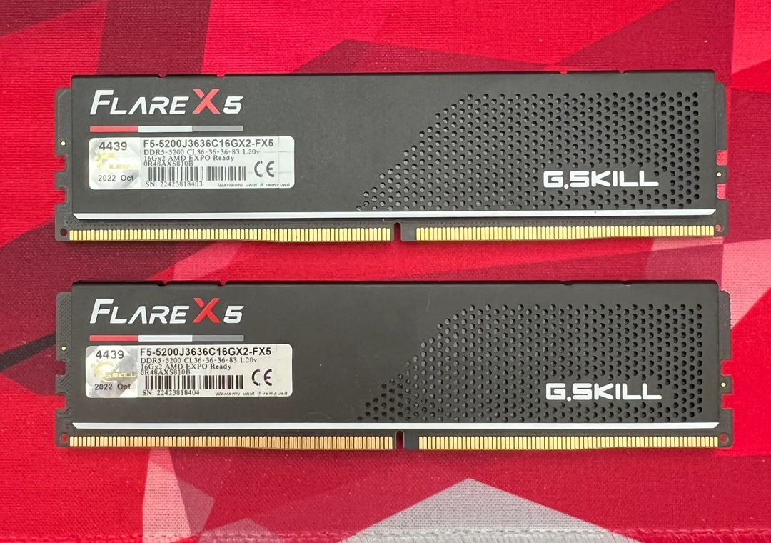 G.Skill Flare X5 16GB DDR5 5200 RAM Sticks 2 Count | Jawa
