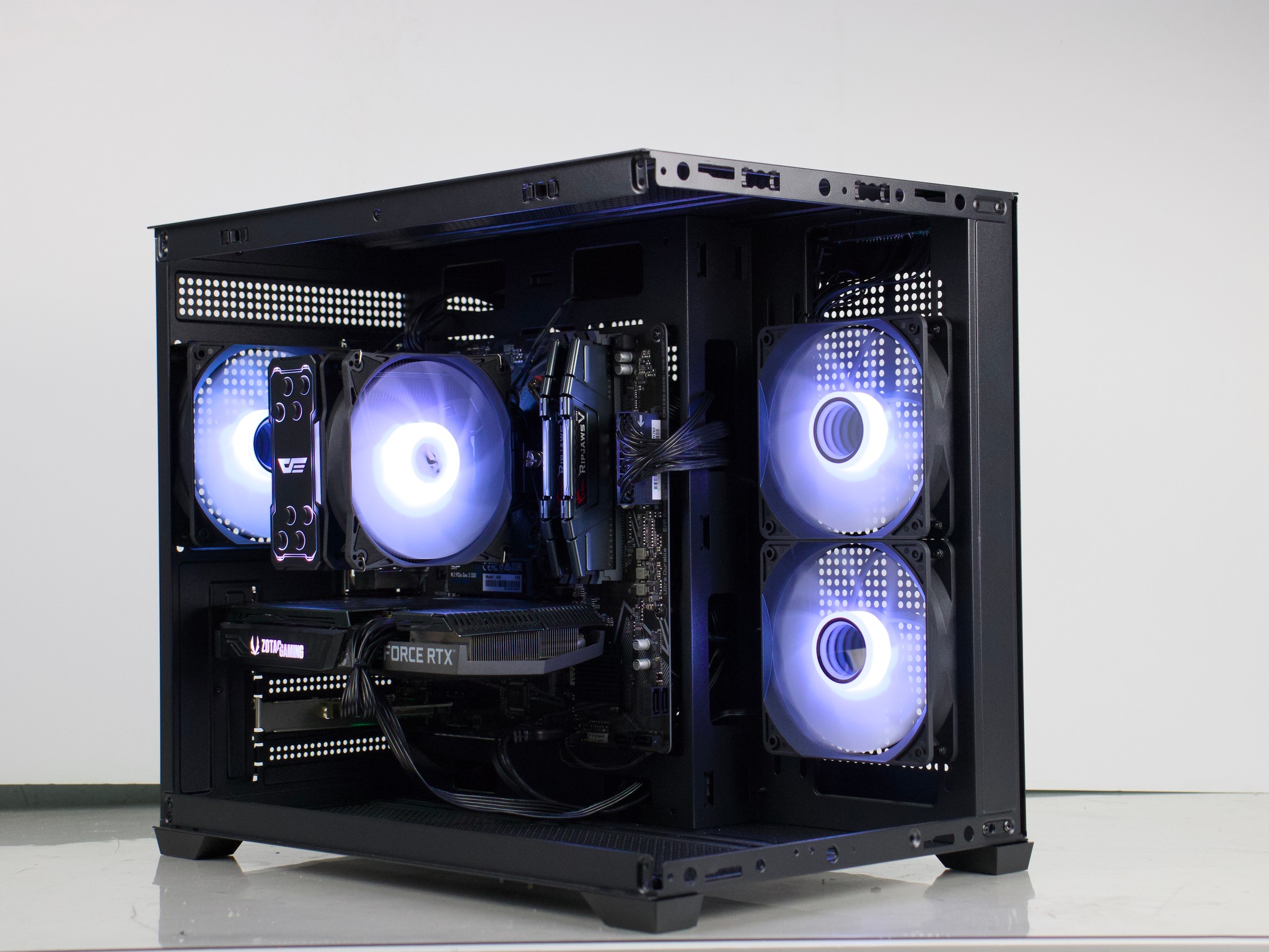 ⚫️🟣Gaming PC – RTX 3070, Ryzen 5 5500, 16GB RAM, 1TB SSD - RGB, WiFi🟣⚫️ ...