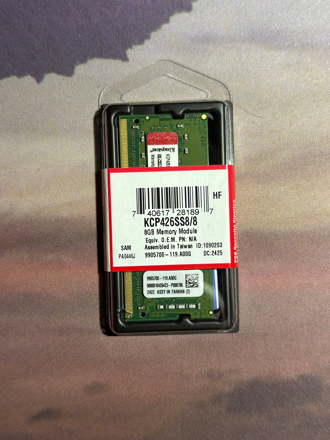 Kingston KCP426SS8/8 8GB DDR4 2666MHz SODIMM Laptop Memory - New in ...