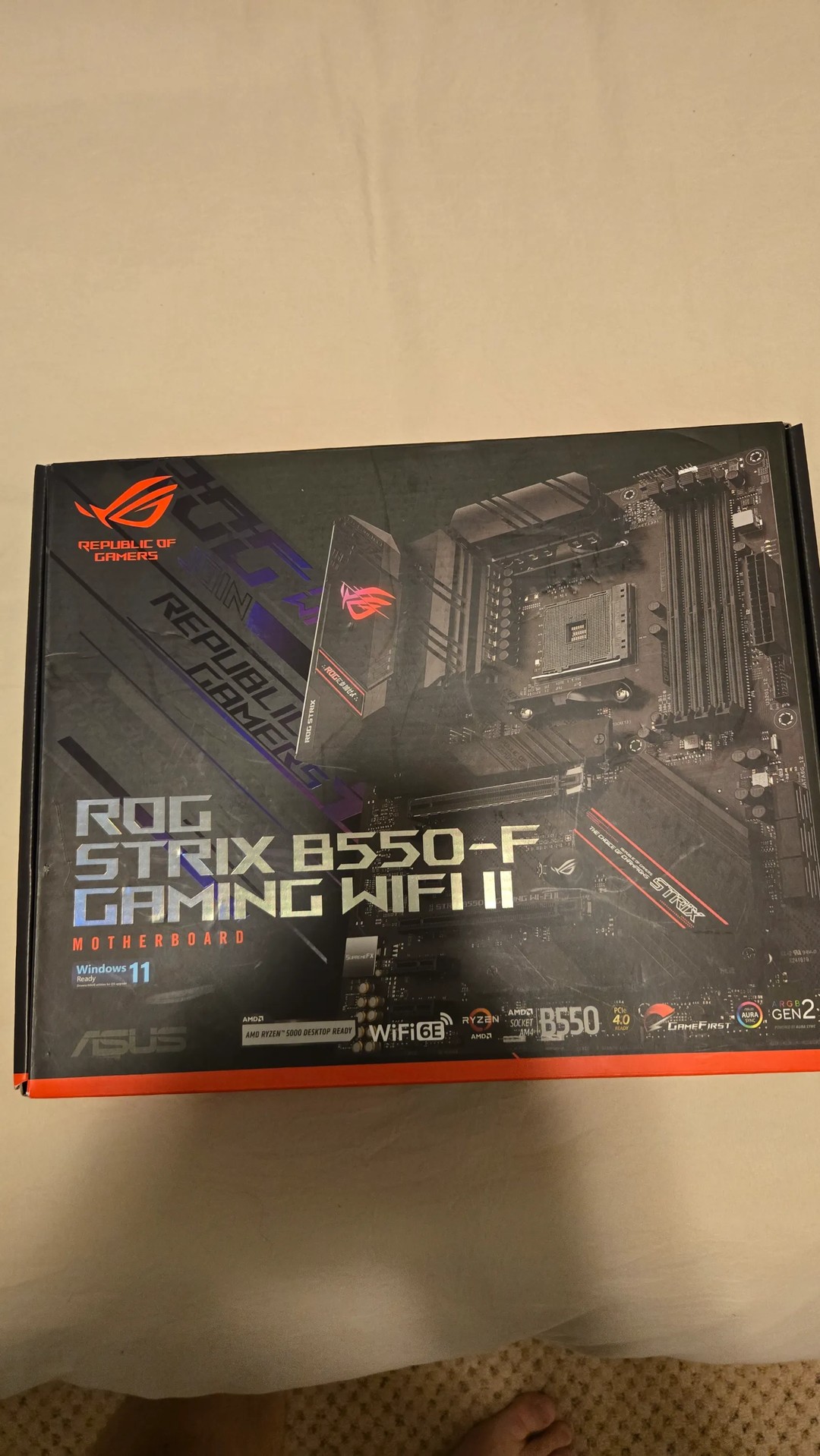 ASUS ROG STRIX B550F Wifi 2 Motherboard. AM4, DDR4, PCIE 4.0, Dual M.2 ...