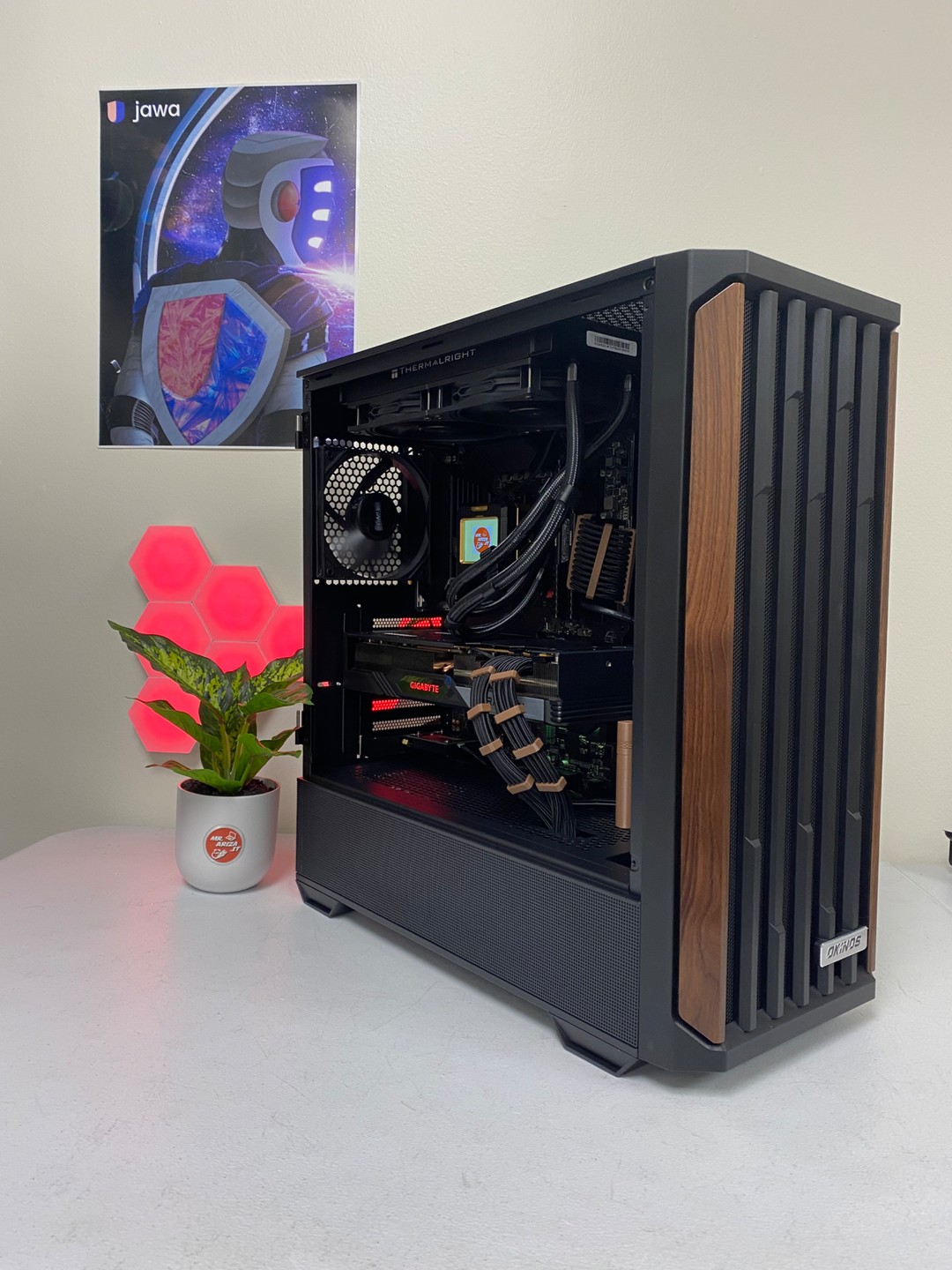 🖥️ The "Walnut Edge" Gaming PC - R5 5600T/32GB/1TB/RX7700XT | Jawa