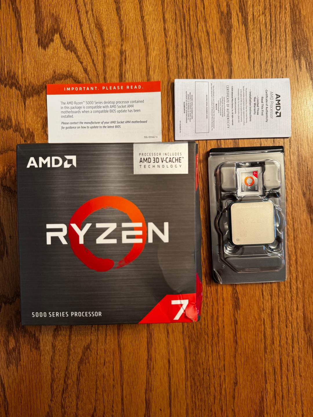 AMD Ryzen 7 5800X3D 8-Core Gaming CPU with Original Box & Sticker | Jawa