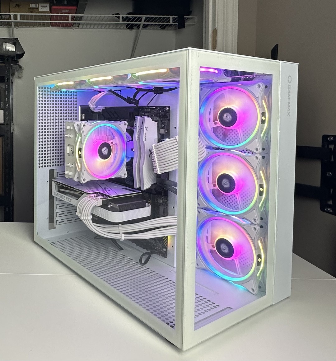 White Gaming PC (5600x3D + 3060 Ti GDDR6X) | Jawa