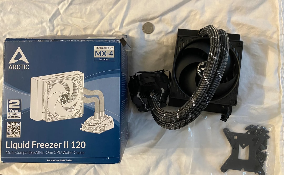 Arctic Liquid Freezer II 120mm AIO - Never Run - Case Space Issue ...