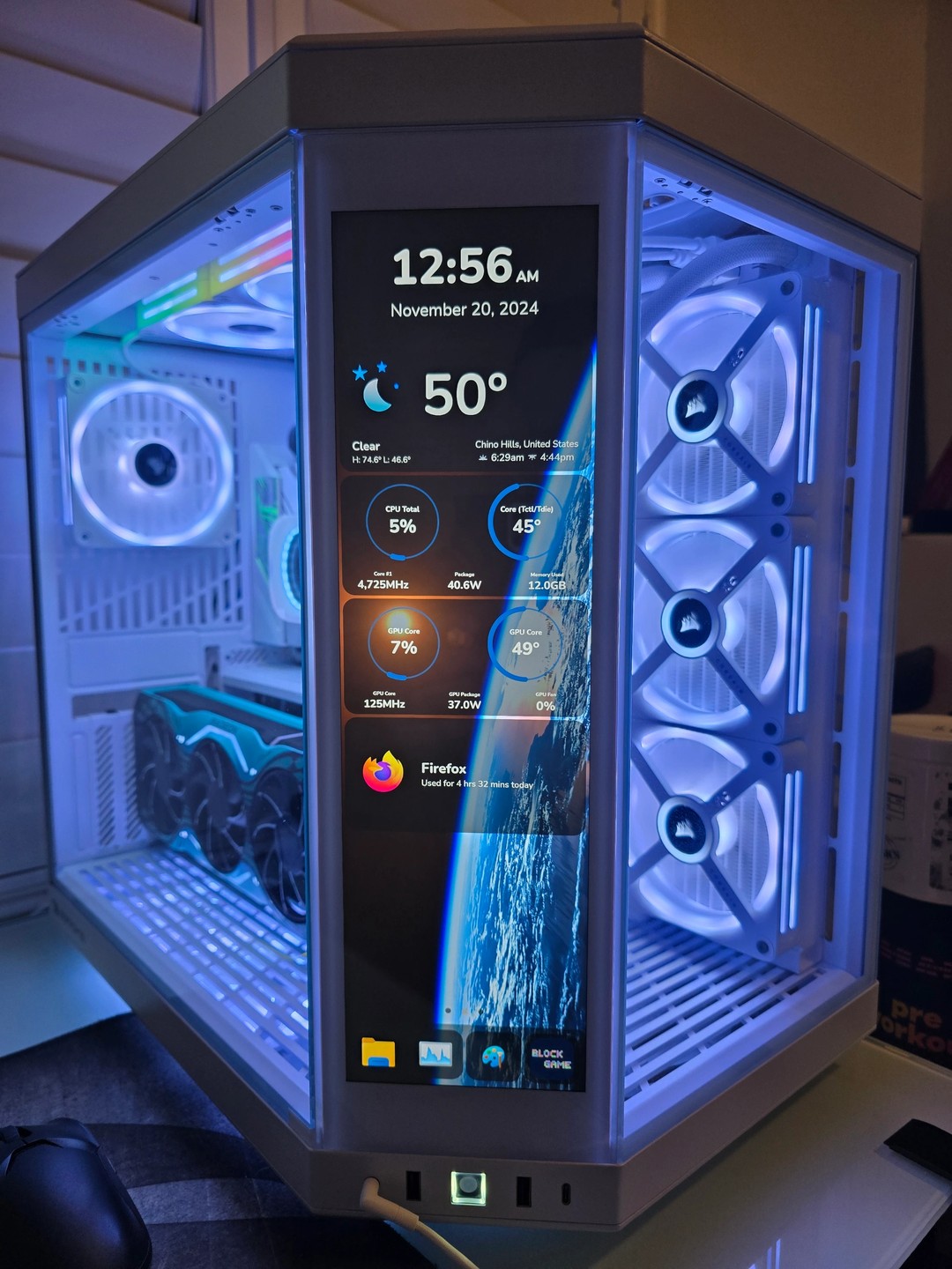 HYTE Y70 4K TOUCH SCREEN LCD FULL WHITE AMD BUILD | Jawa