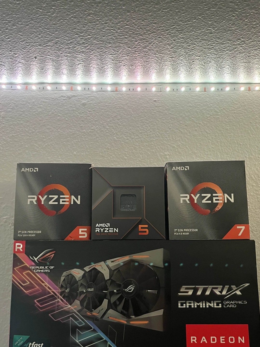 2x NIB Wraith Stealth and 1X NIB Wraith Spire CPU Coolers from in box ...