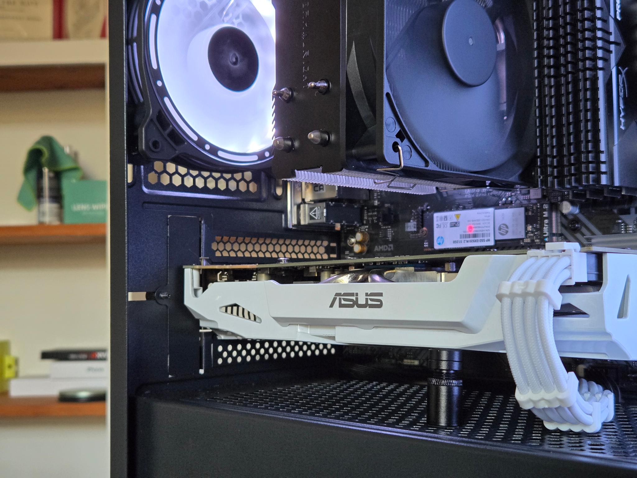 Black + White Gaming PC | Ryzen 5 2600 | GTX 1070 8GB | 16GB | 1TB | Wi ...