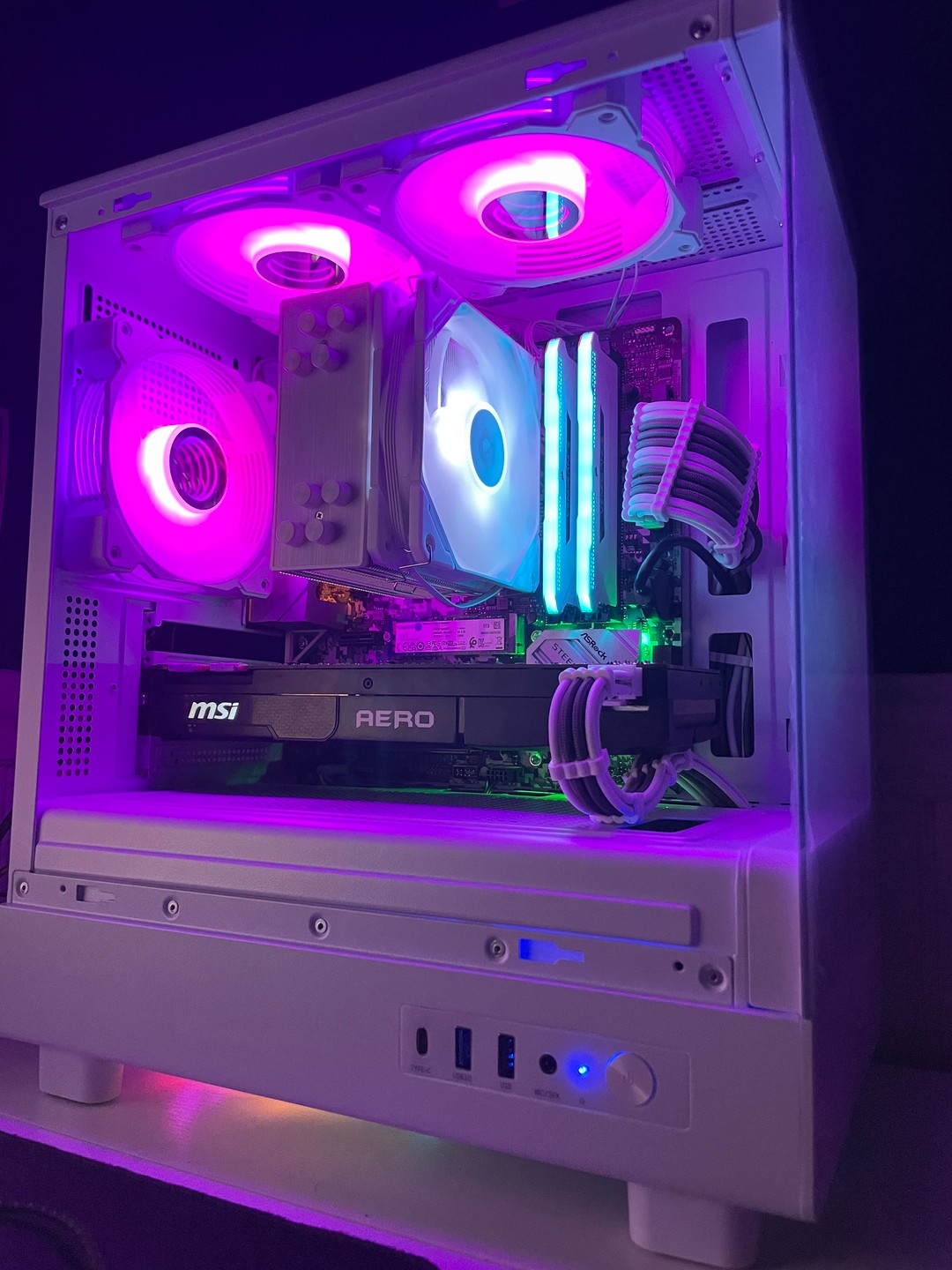 Ryzen 5 + GTX 1080 + 32GB Ram - Custom Built White Gaming PC | Jawa