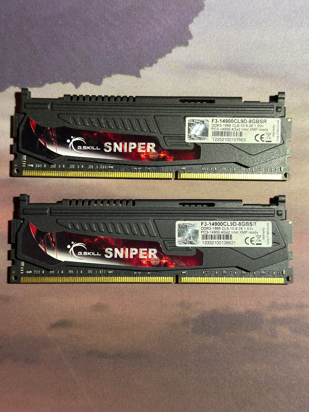 G.Skill Sniper Series 8GB (2x4GB) DDR3 1866MHz CL9 Desktop RAM ...