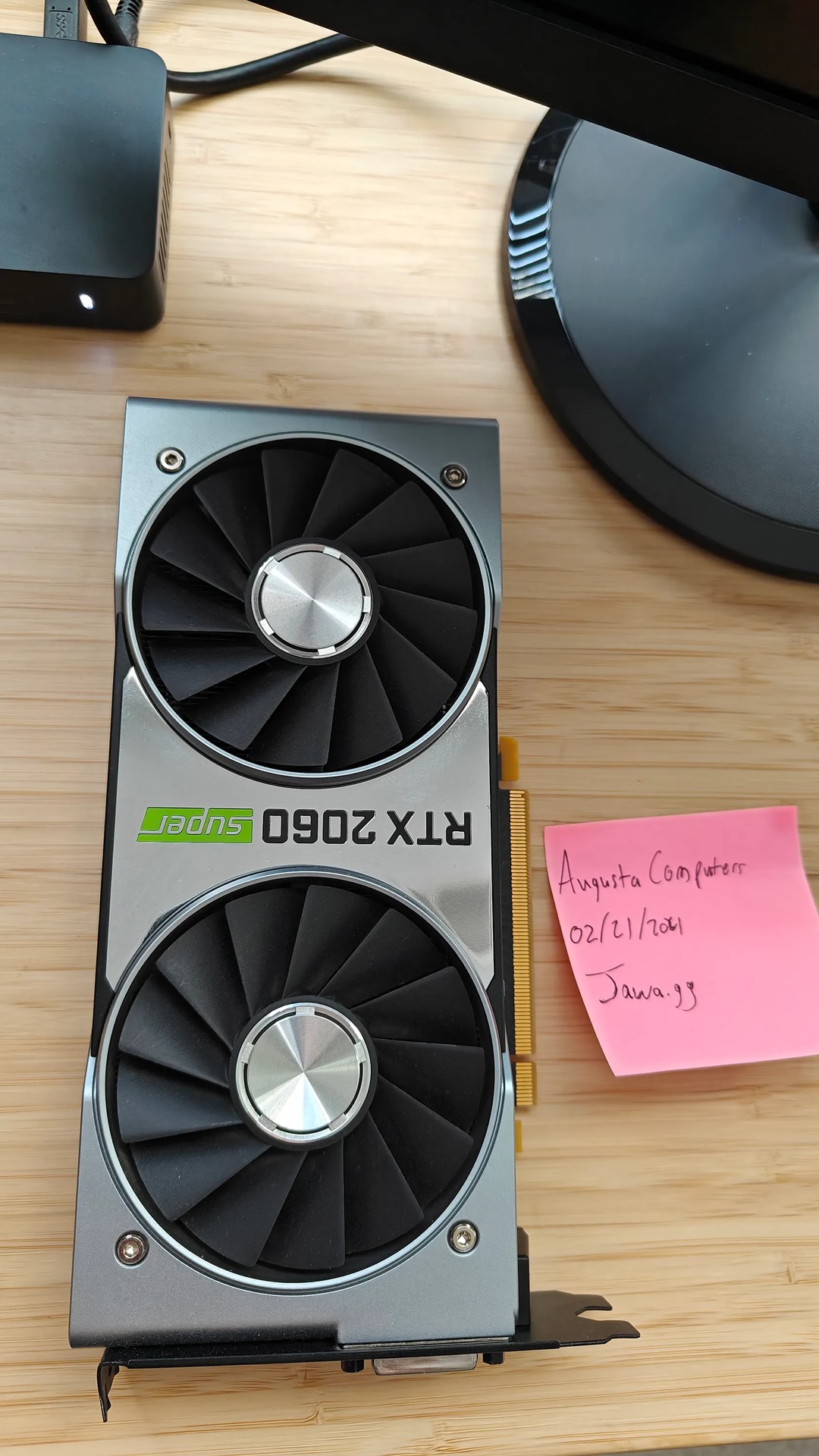Nvidia RTX 2060 Super [Used w/o Box] | Jawa