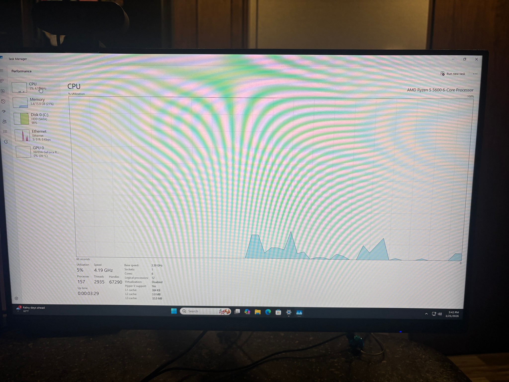 Gaming PC - RTX 3060 Ti, Ryzen 5 5600, 16gb 3000 MHz Ram, 1 TB HDD ...