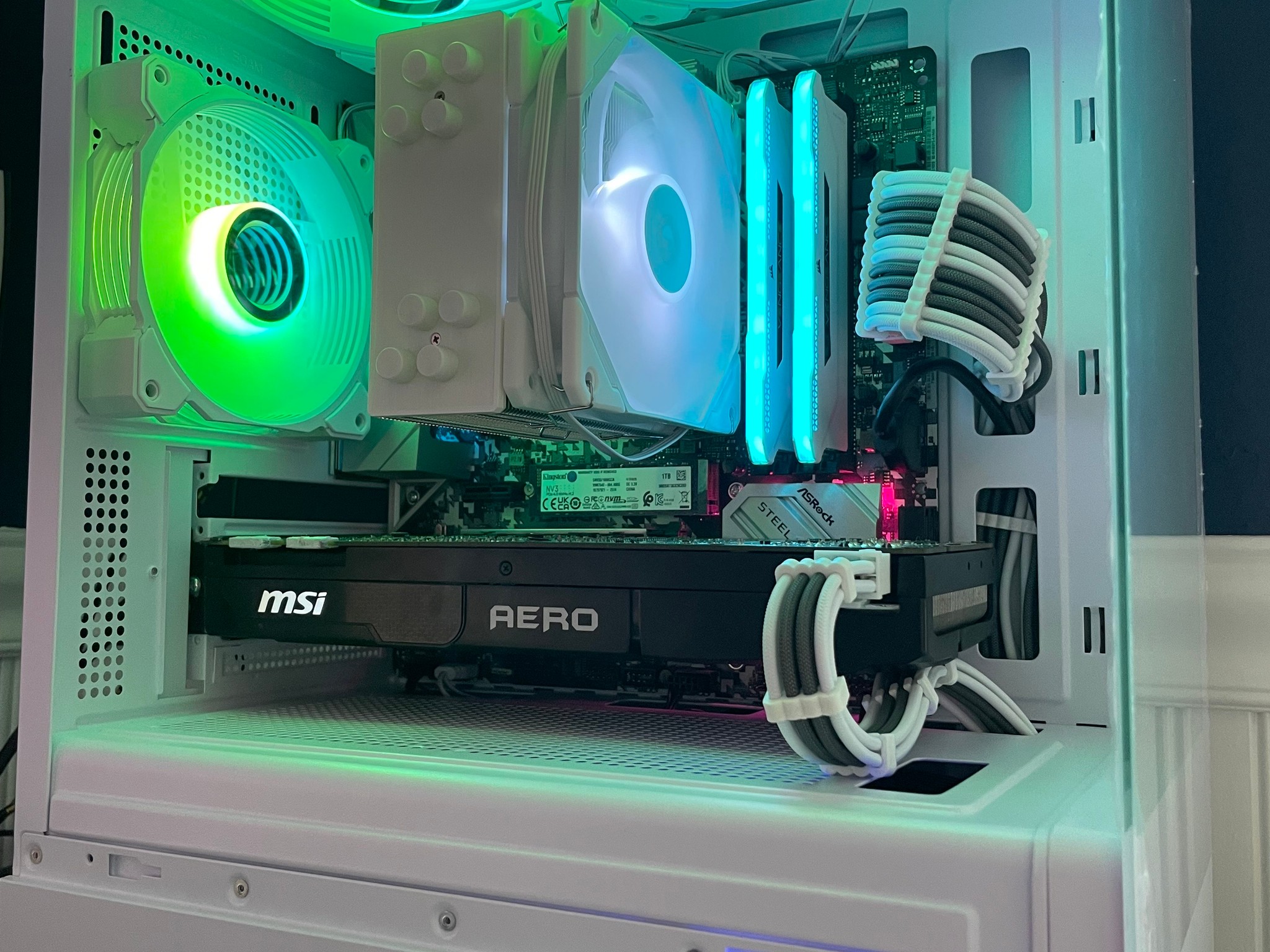 Ryzen 5 + GTX 1080 + 32GB Ram - Custom Built White Gaming PC | Jawa