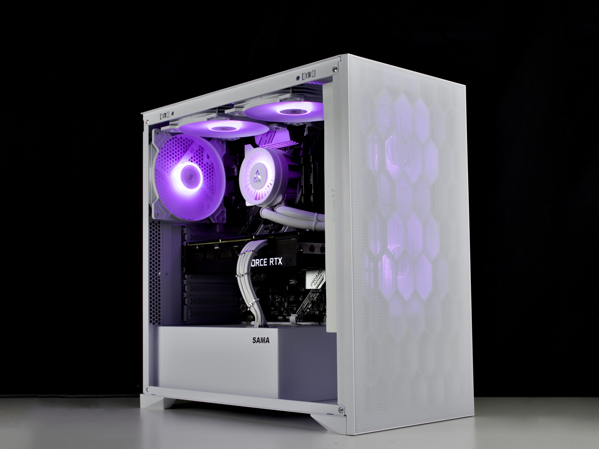 ️🧊💎- Whiteout 1440P Gaming PC | RTX 3080, Ryzen 7 5800X, 32GB RAM, 1TB ...
