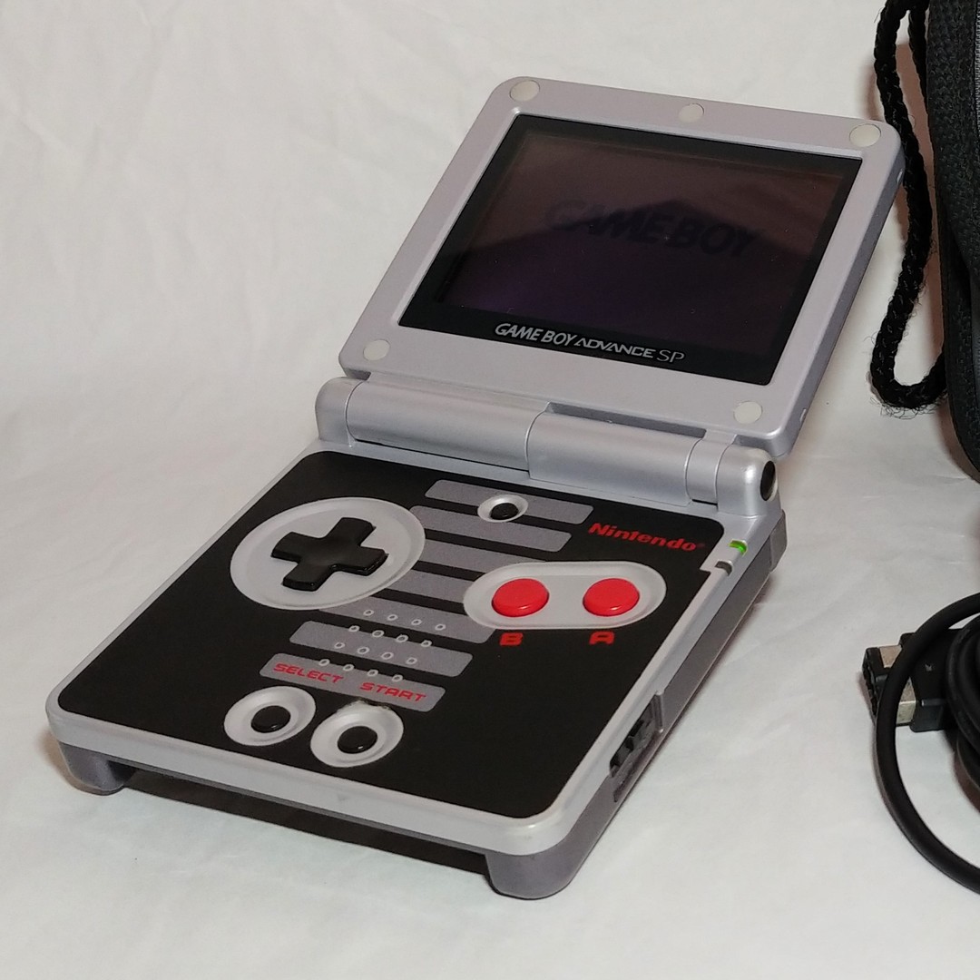 GameBoy Advanced SP Classic NES AGS-001 + Games/Accessories | Jawa