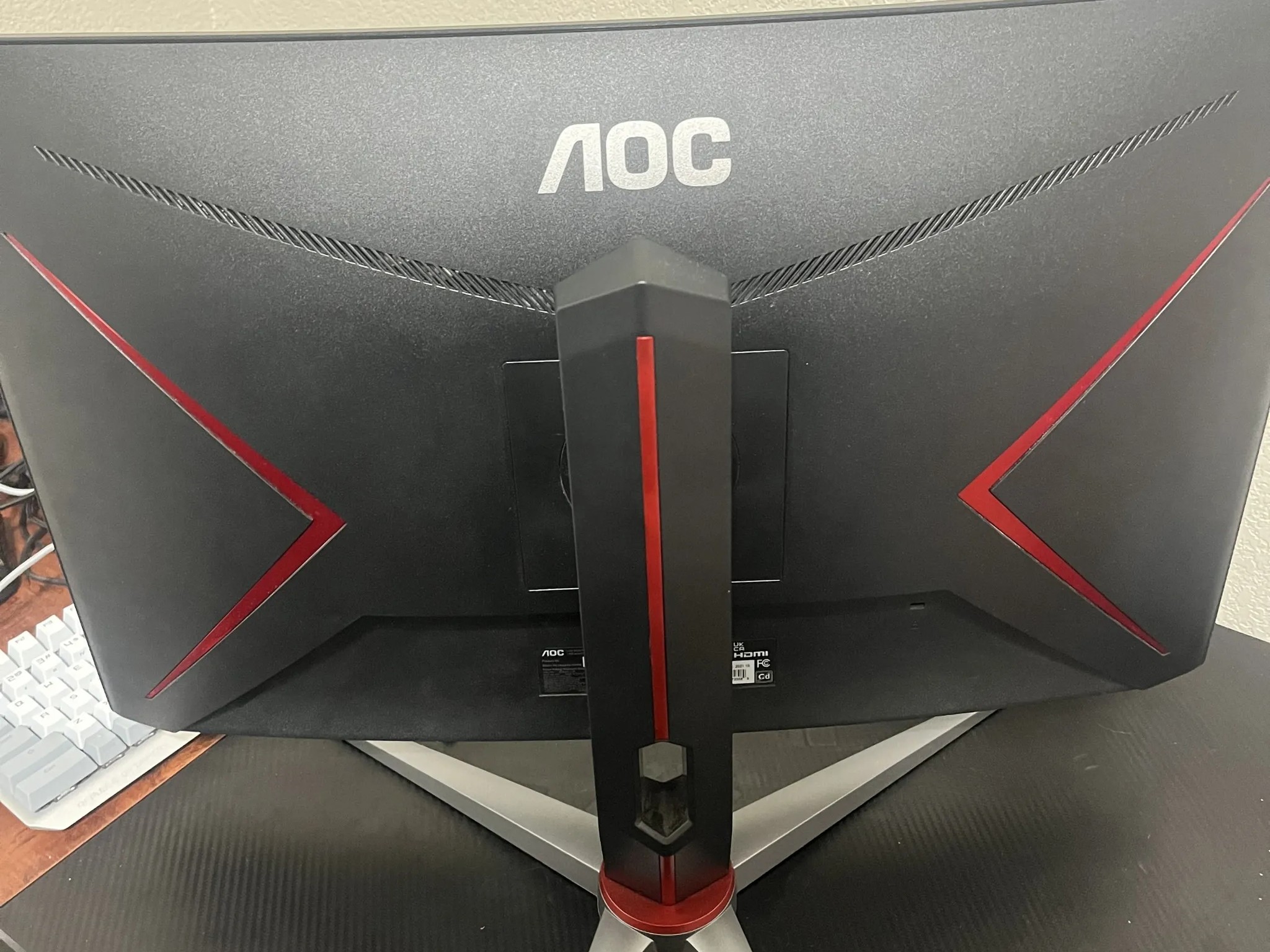 AOC C27G2Z 27" 0.5ms 240Hz Curved Frameless Ultra-Fast Gaming Monitor ...